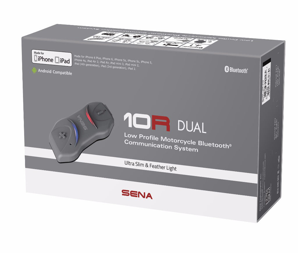 Sena - 10r Low Profile Headset W/ Intercom Single – Topline Performance ...