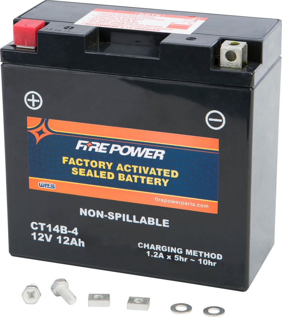 Fire Power - Battery Ct14b-4 Ct14b Sealed Factory – Topline Performance ...
