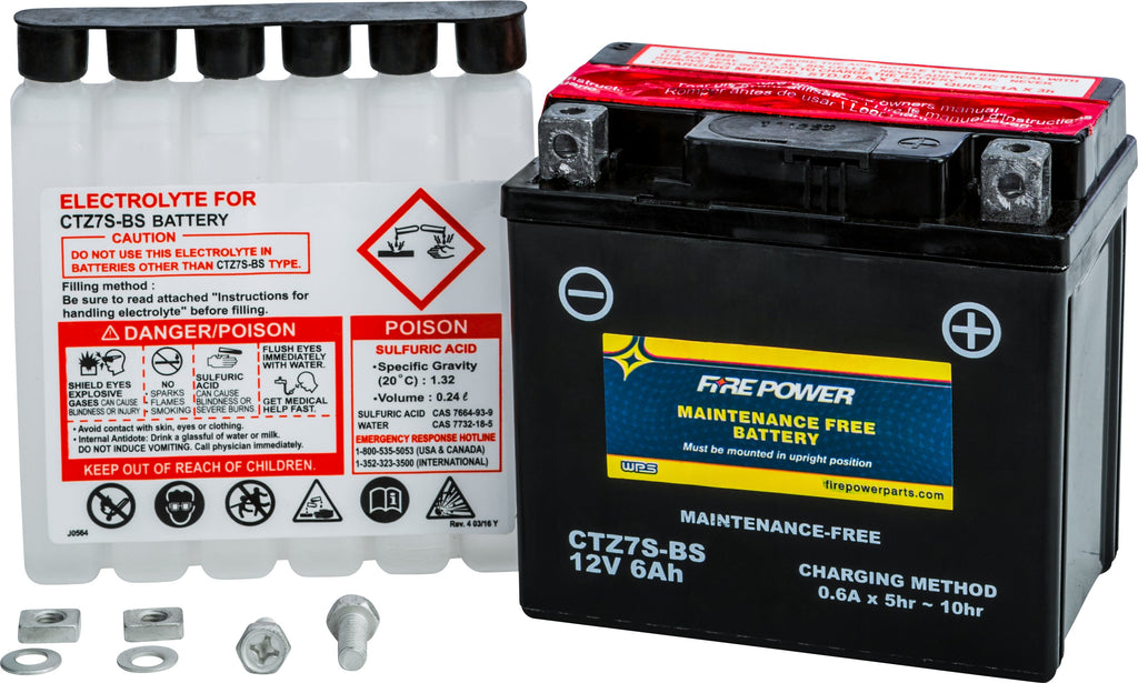 Fire Power - Battery Ctz7s-bs Maintenance Free – Topline Performance ...