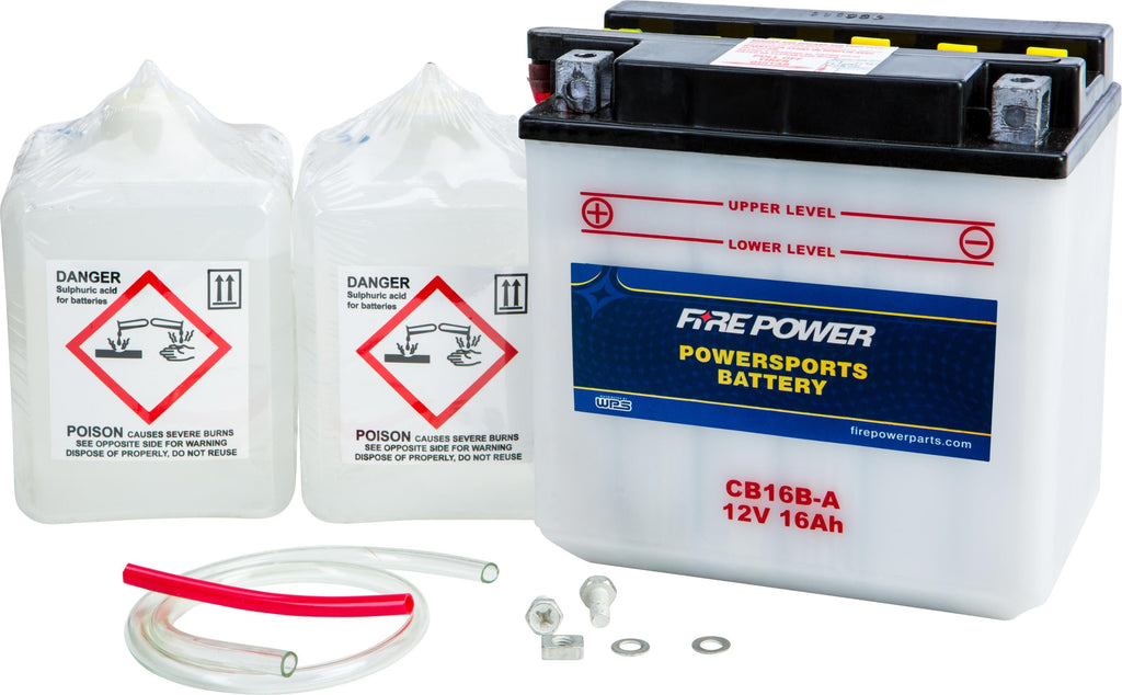 Fire Power - Battery W/acid Cb16b-a 12v Heavy Duty – Topline ...