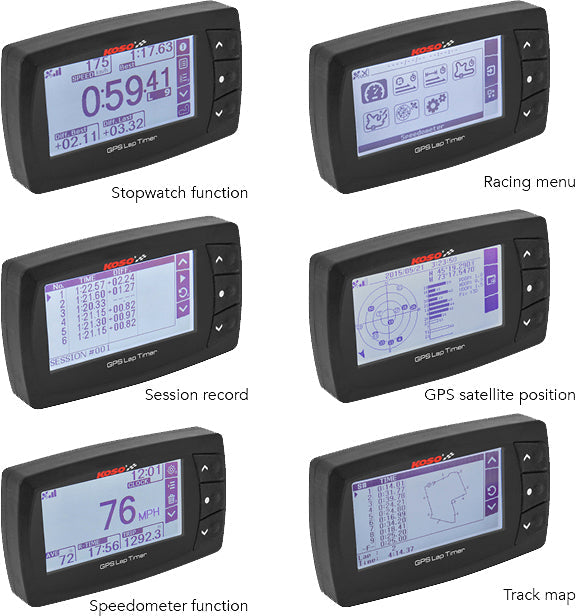 Koso - Gps Lap Timer The Streets – Topline Performance Products